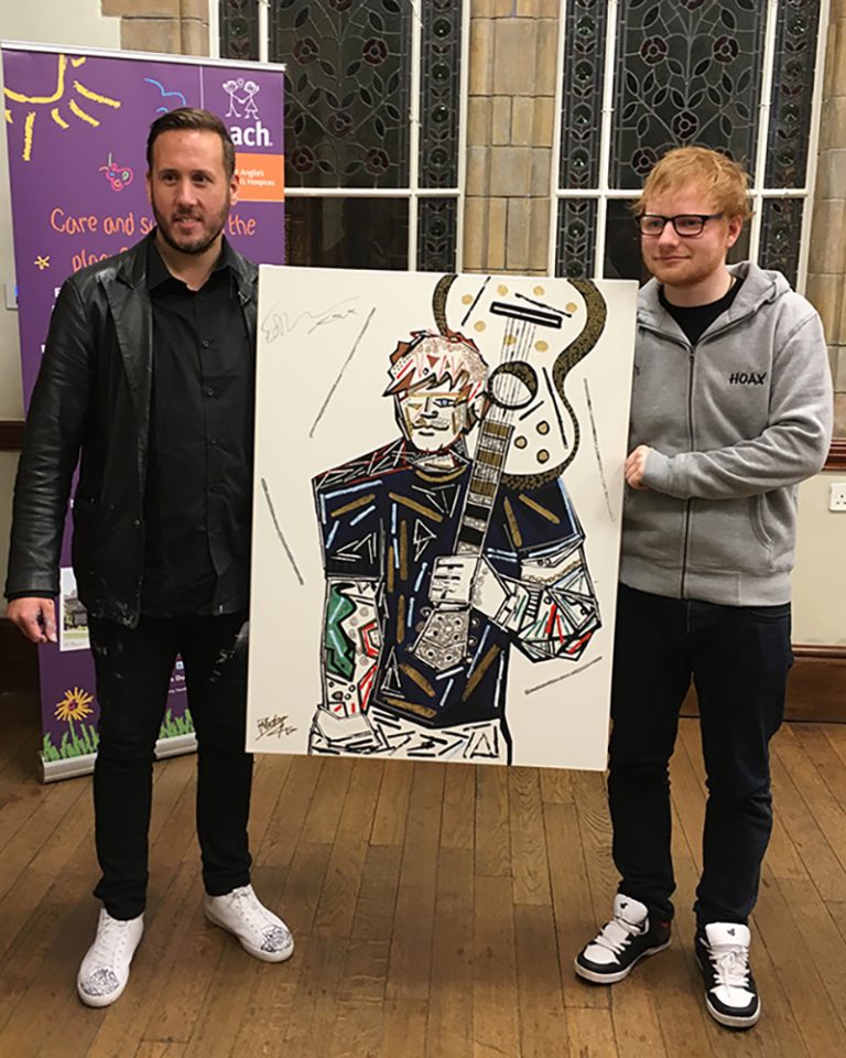 Sports artist Ben Mosley on action painting, Ed Sheeran and the ...