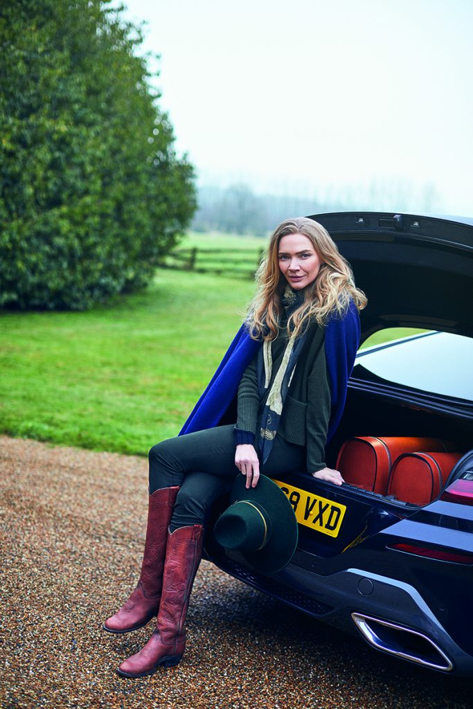 Model Jodie Kidd celebrates English craftsmanship at a showcase by ...