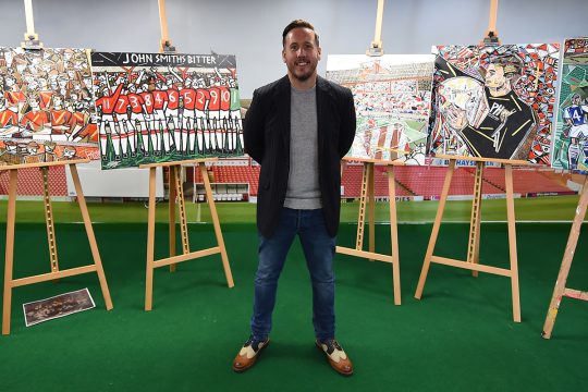 Sports artist Ben Mosley on action painting, Ed Sheeran and the ...